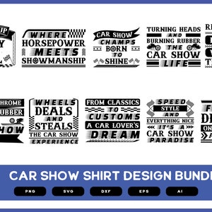 Car Show Shirts Design Bundle | Car Show Shirts SVG | Car Show Design ...
