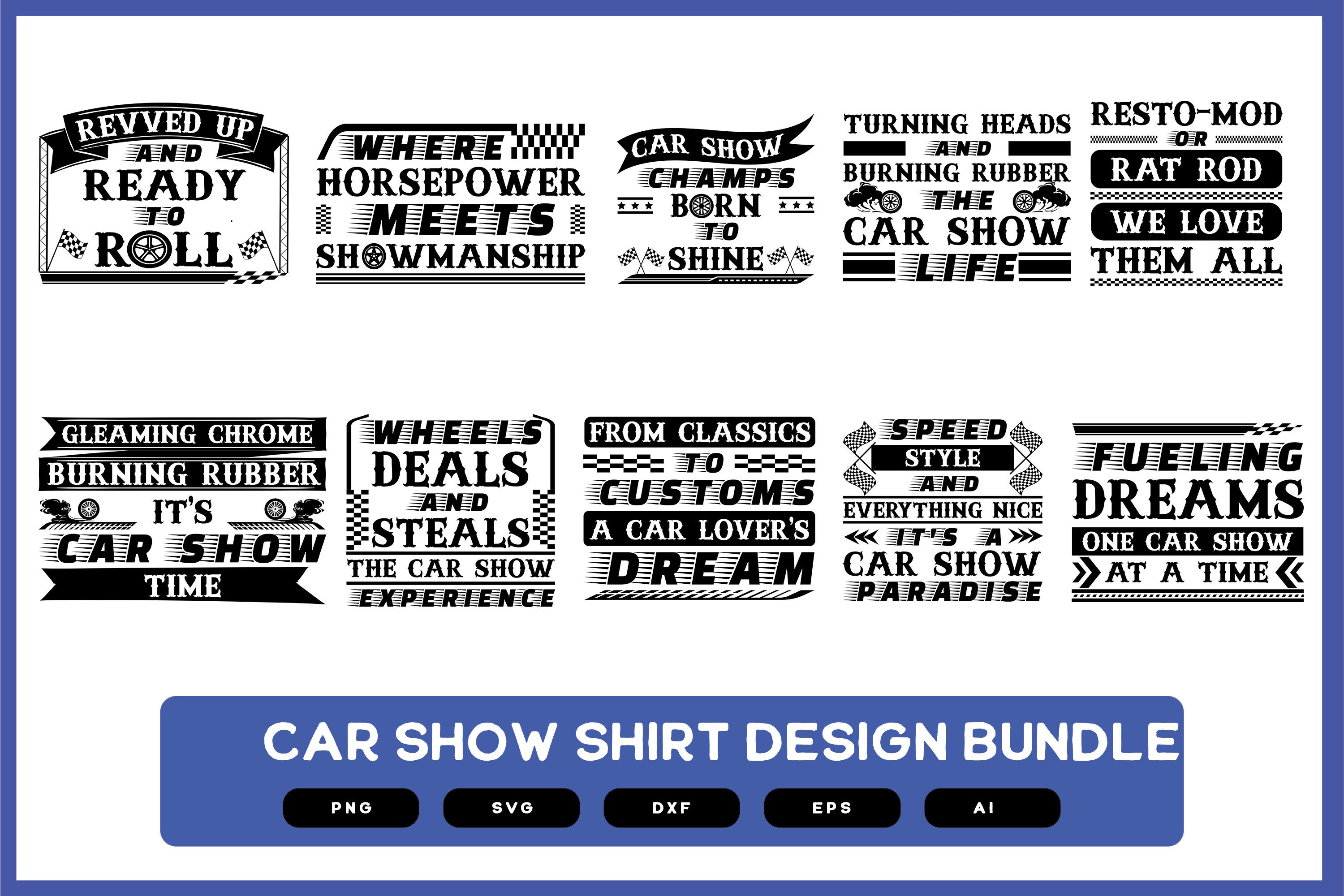 Car Show Shirts Design Bundle | Car Show Shirts SVG | Car Show Design ...