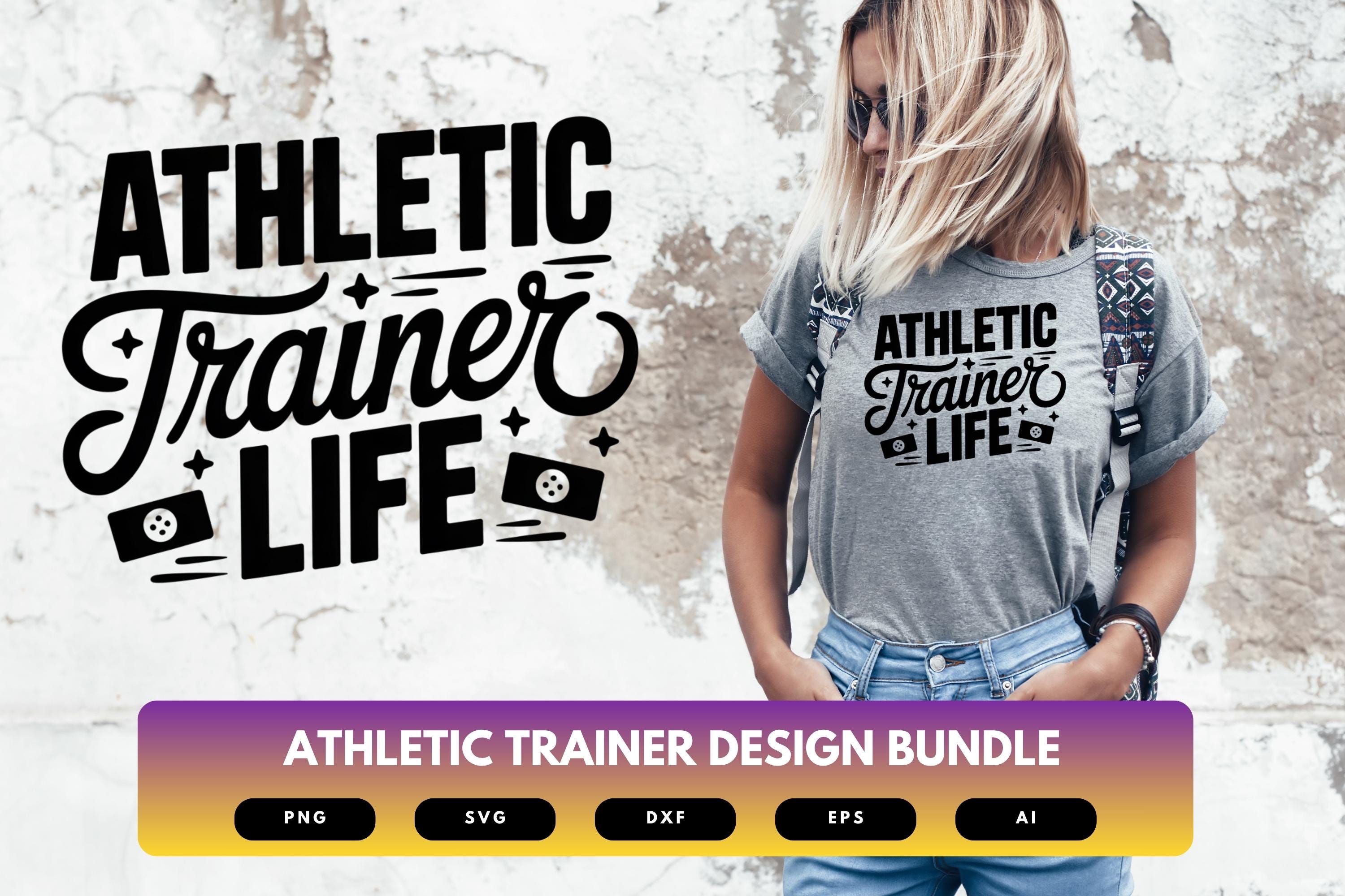 Athletic Trainer SVG Bundle | Sports Trainer Clipart, Fitness ...