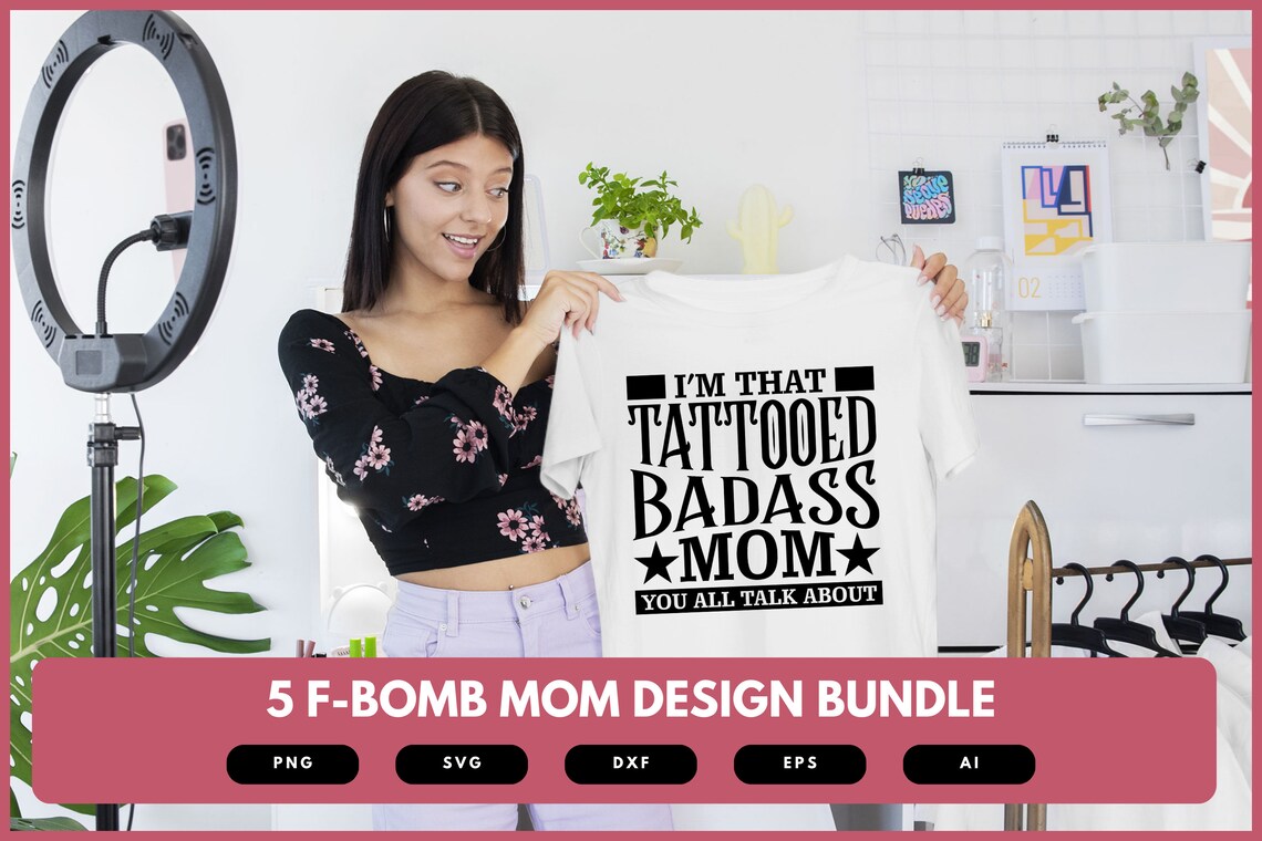 Tatted Mom SVG | Tattoo Mom Cut Files | Cricut Mom Designs | Tatted Mom ...
