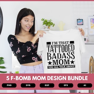 Tatted Mom SVG | Tattoo Mom Cut Files | Cricut Mom Designs | Tatted Mom ...