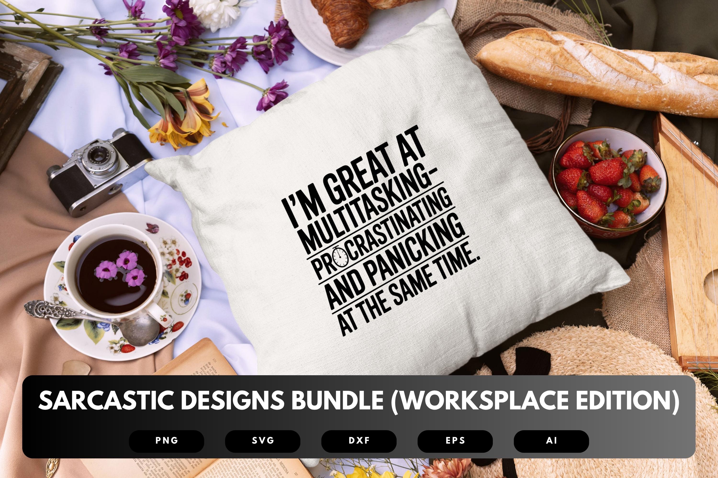 Sarcastic Workplace SVG Bundle | Funny Office Quotes and Designs ...