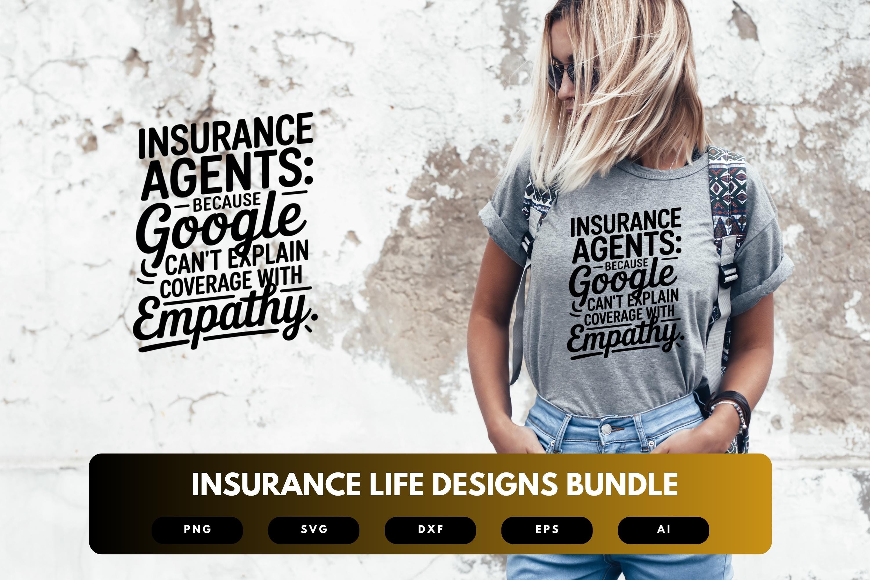 Insurance Life SVG Bundle | Life Insurance Agent Clipart, Motivational ...