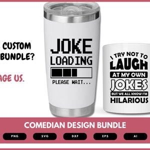 Comedian Design Bundle | Funny Comedian | Joker Design | Comedian Funny ...