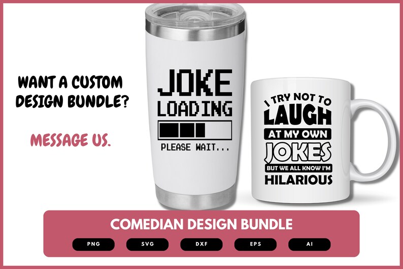 Comedian Design Bundle | Funny Comedian | Joker Design | Comedian Funny ...