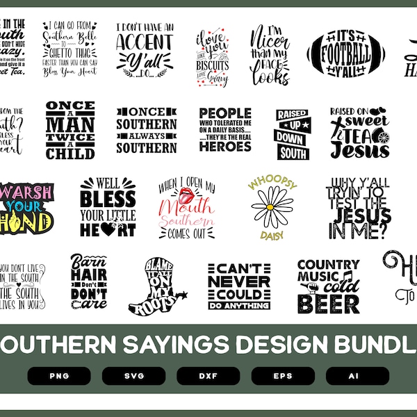 Southern Raised Svg - Etsy