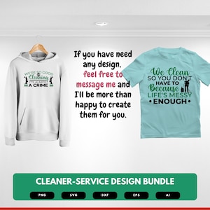 Cleaning Service SVG | Maid Service Designs | Housekeeping SVG Files ...