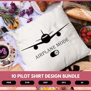 Pilot Shirt Design Bundle | Pilot Shirt SVG | Pilot PNG | Pilot Funny ...