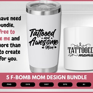 Tatted Mom SVG | Tattoo Mom Cut Files | Cricut Mom Designs | Tatted Mom ...