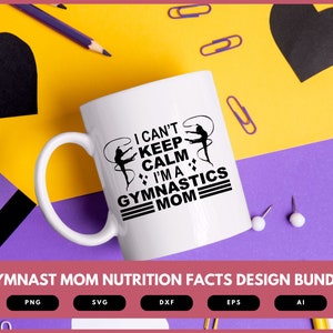 Gymnast Mom Design Bundle | Gymnastics Mom | Gymnastics Mom Design ...