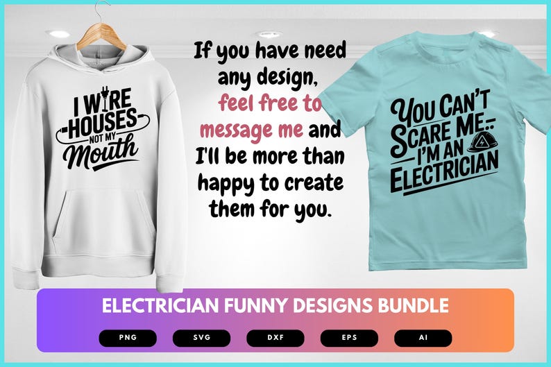 Electrician SVG Bundle | Funny Electrical Quotes , Tools Clipart for ...