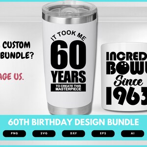 60th Birthday Shirts Design Bundle | 60th Birthday Saying | Senior ...