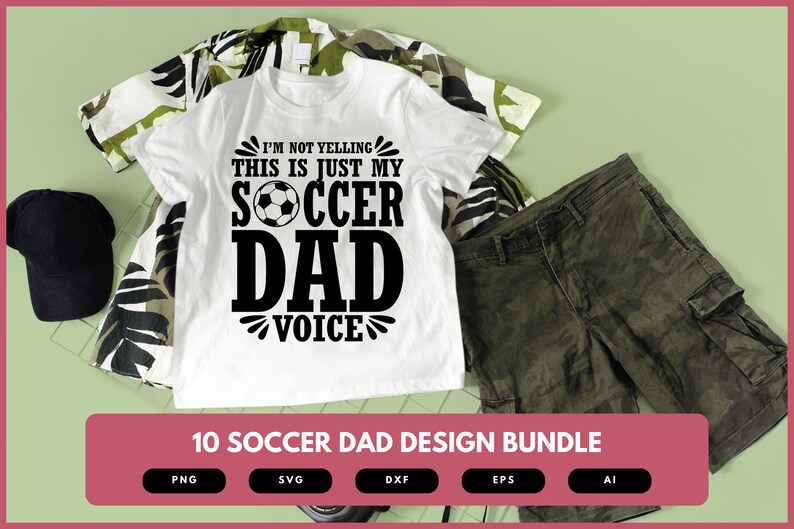Soccer Dad Design Bundle | Soccer Dad | Soccer Dad SVG | Soccer Dad PNG ...