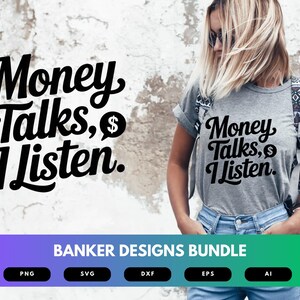 Banker SVG Bundle | Finance Clipart, Money , Banking Silhouette Cut ...