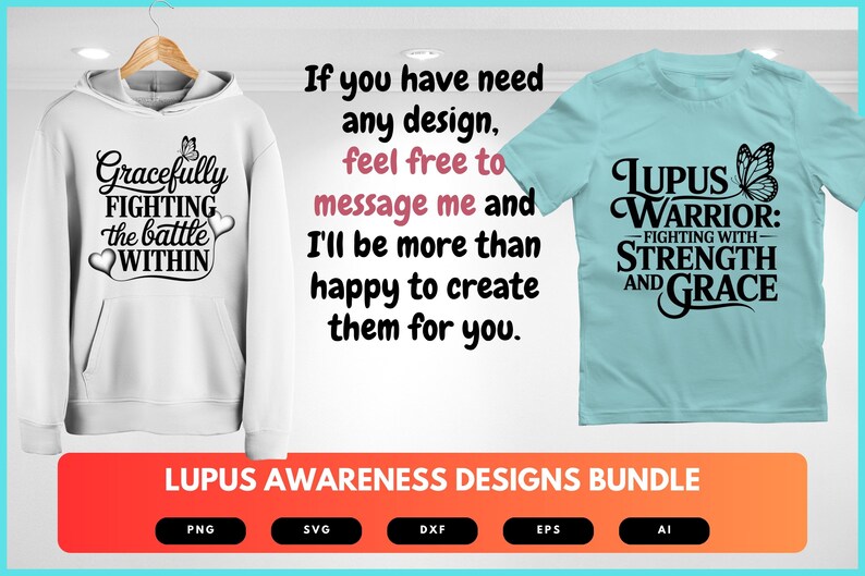Lupus Awareness SVG Bundle | Purple Ribbon Clipart, Support Quotes ...