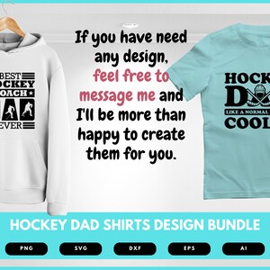 Hockey Dad Design Bundle | Hockey Dad | Hockey Dad SVG | Hockey ...