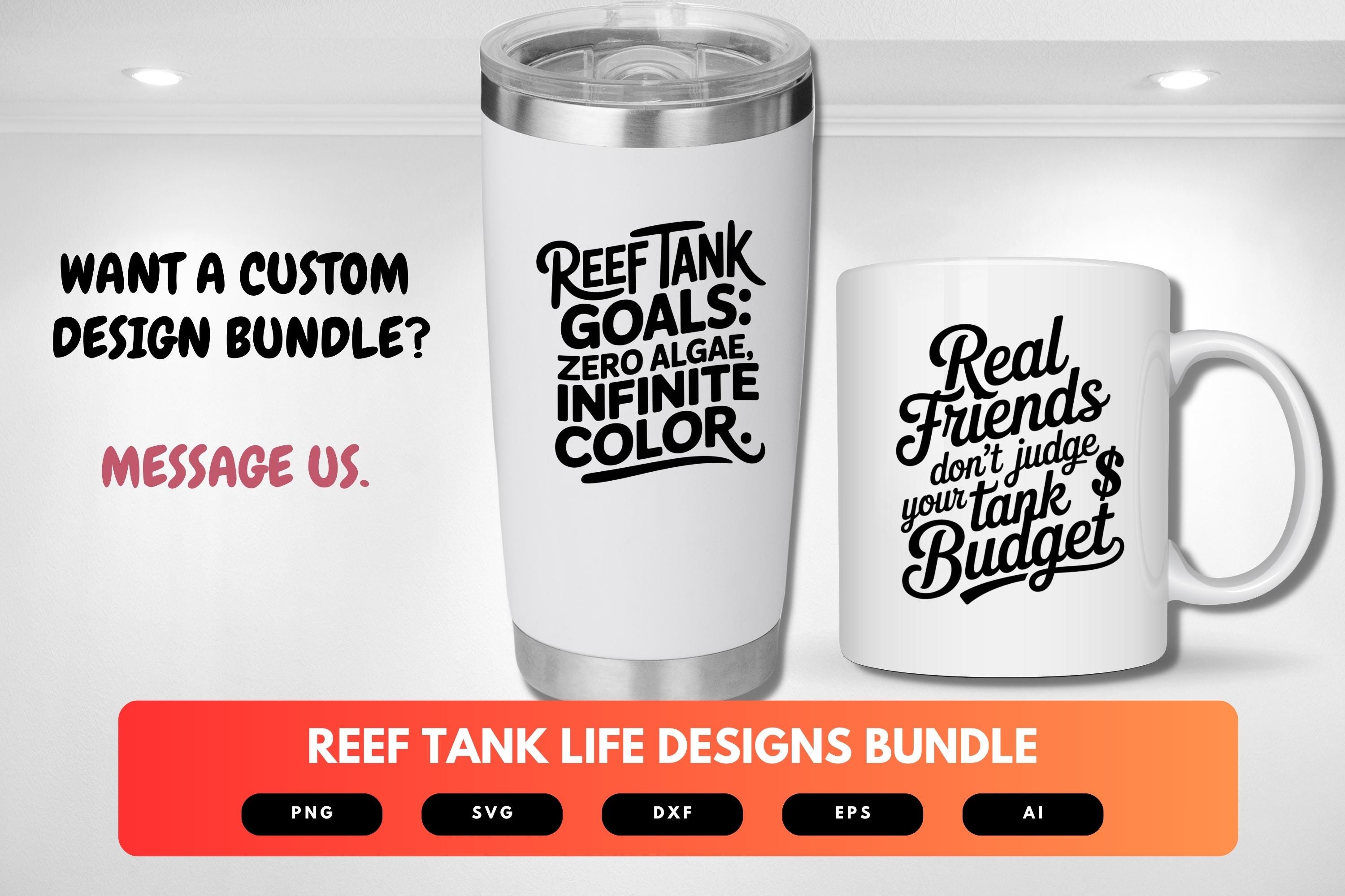 Reef Tank Life SVG Bundle | Saltwater Aquarium Hobby Cut Files for ...