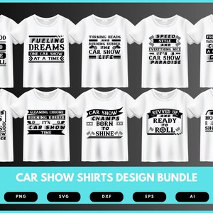 Car Show Shirts Design Bundle | Car Show Shirts SVG | Car Show Design ...