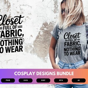 Cosplay SVG Bundle | Costume Maker Clipart, Comic Convention Silhouette ...