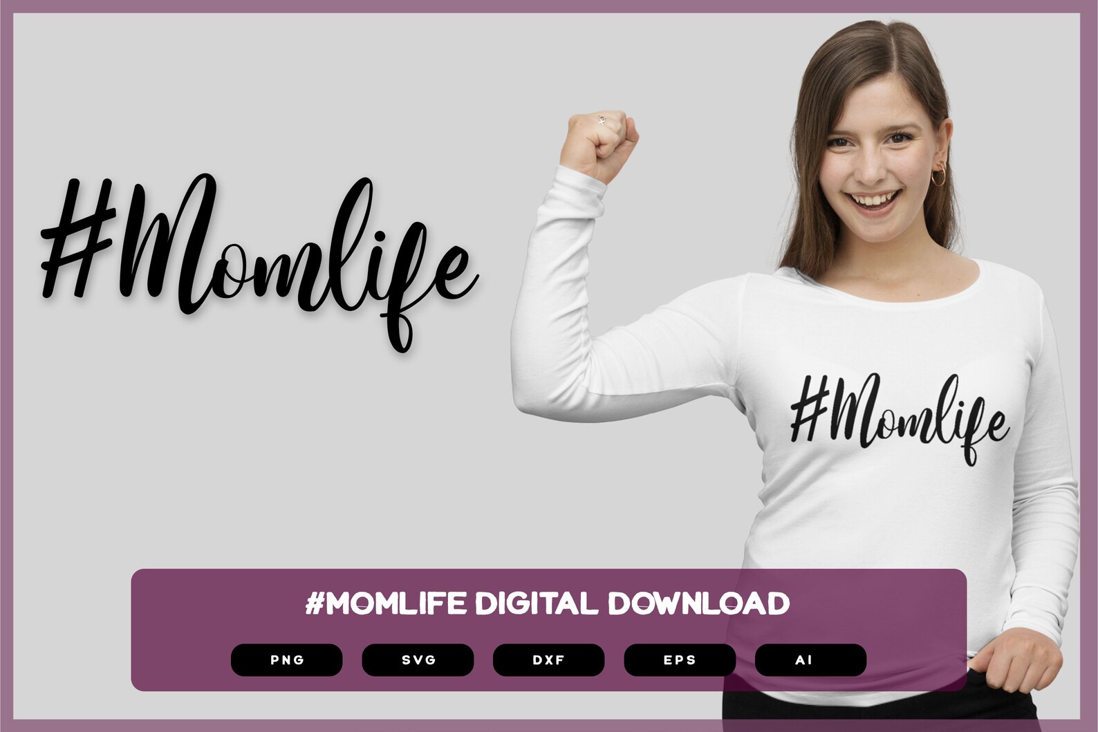 Mom Life Mom Car Svg Decals SVG Shirts Mugs Vinyl - Etsy