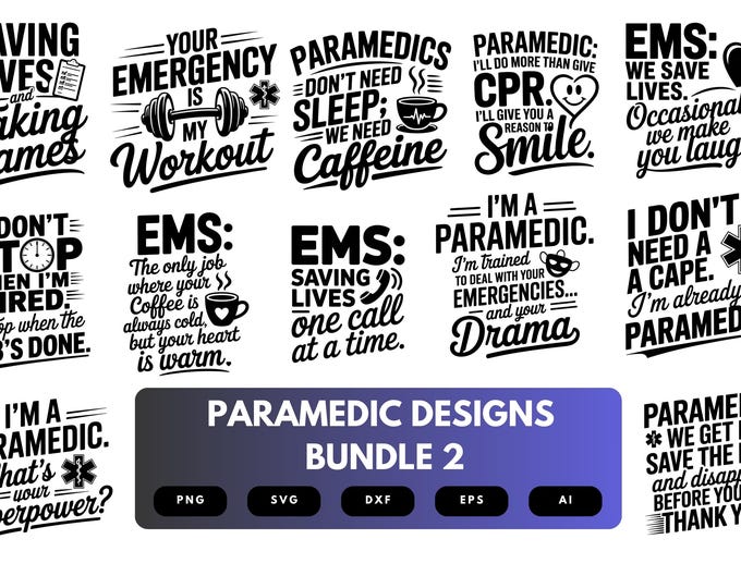 Paramedic Skull SVG Cut File Star of Life EMT EMS Medic Ambulance ...