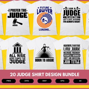 Judge Design Bundle | Judge SVG | Judge Shirt | Judge Funny Shirt ...