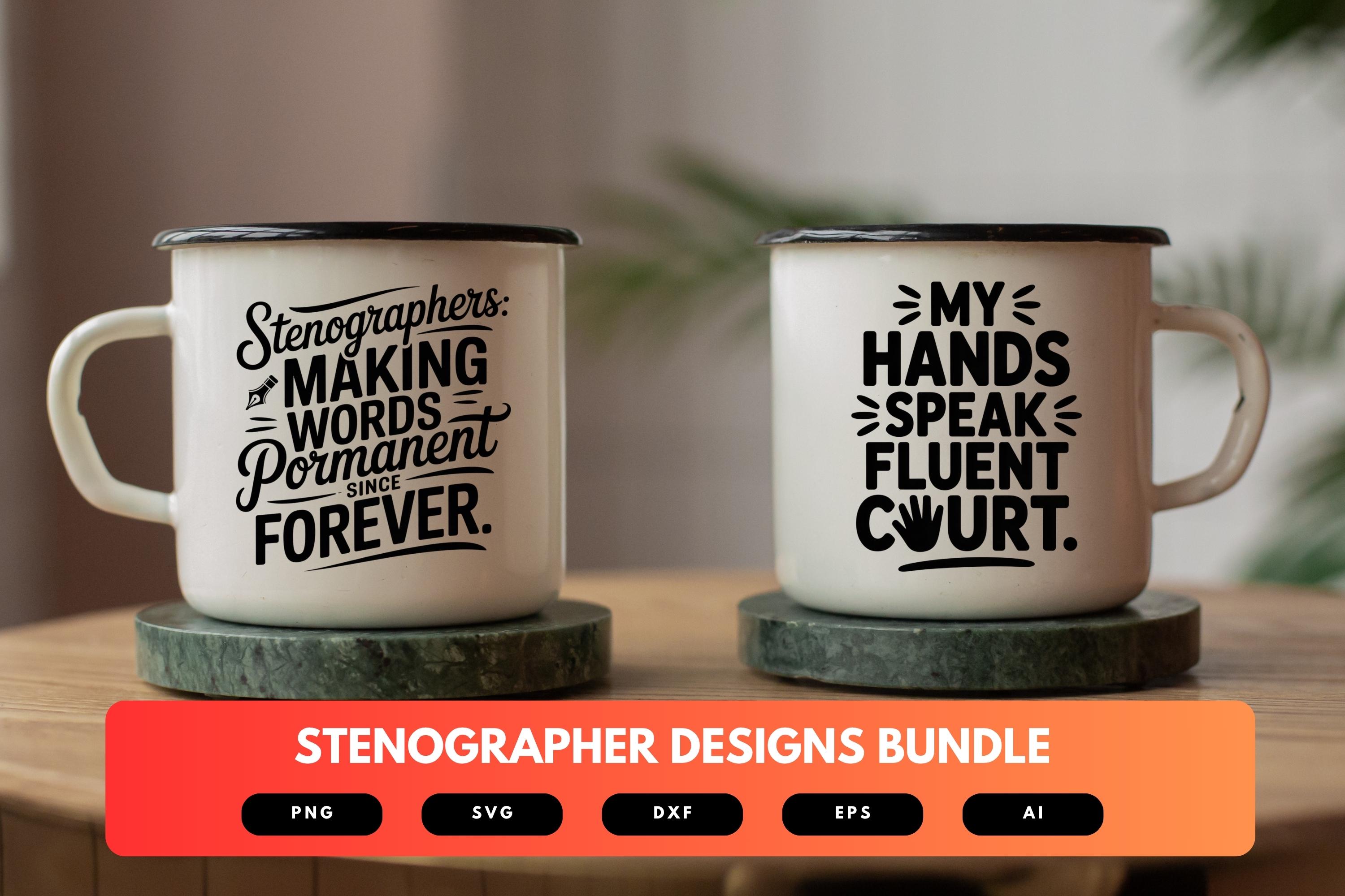Stenographer SVG Bundle | Funny Stenography Shirt Designs, Court ...