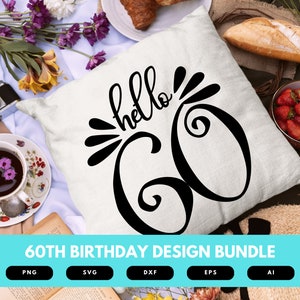 60th Birthday Shirts Design Bundle | 60th Birthday Saying | Senior ...