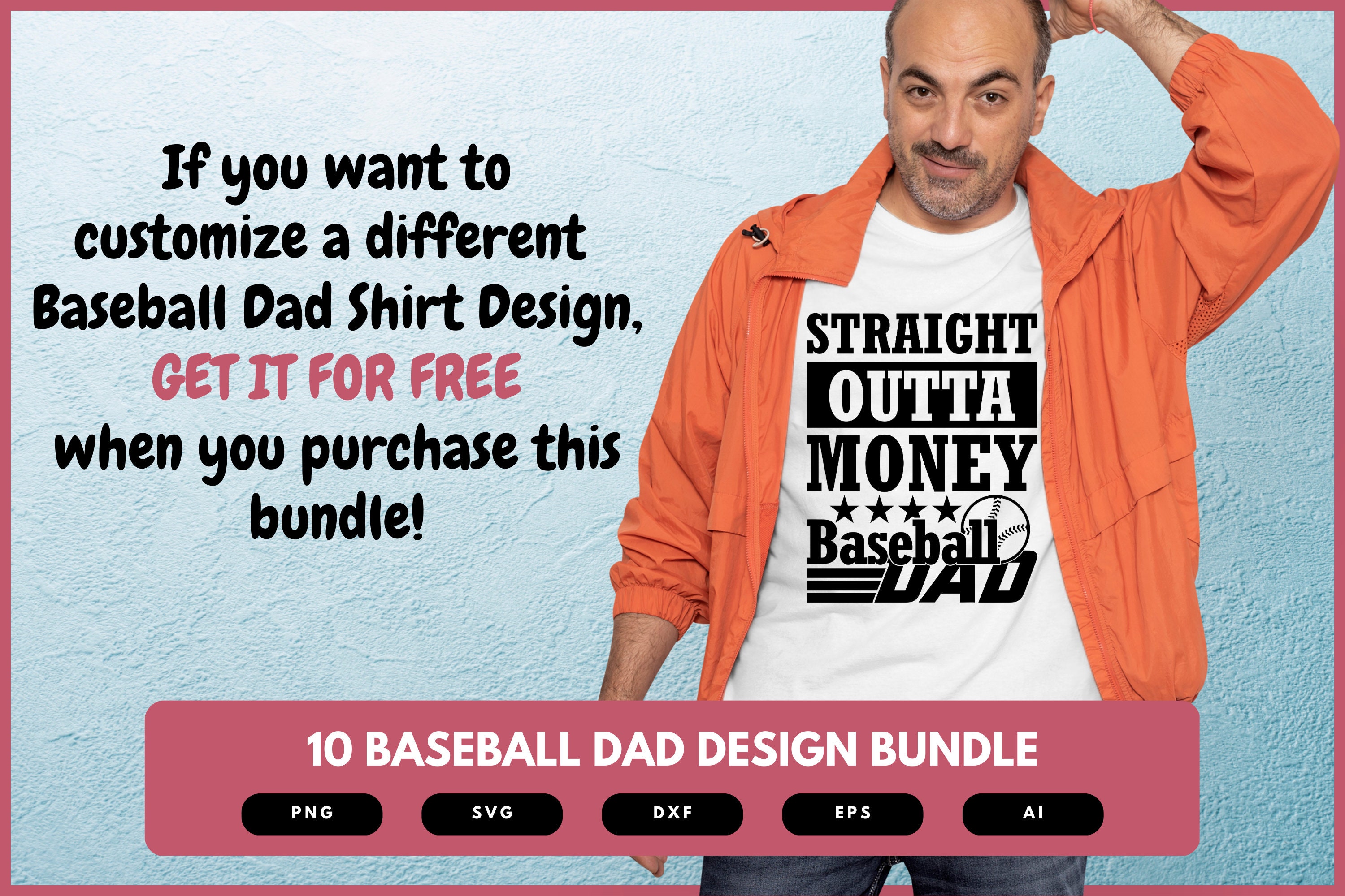 Baseball Dad Design Bundle | Baseball | Baseball Dad SVG | Baseball Dad ...