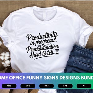 Home Office SVG Bundle | Funny Office Sign Cut Files for Cricut, Work ...