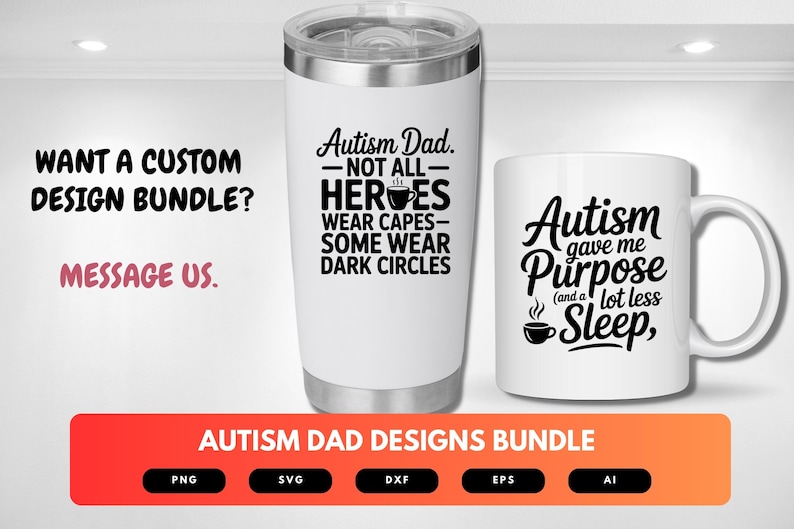 Autism Dad SVG Bundle | Puzzle Piece Clipart, Father’s Day Awareness ...