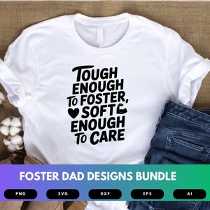 Foster Dad SVG Bundle | Father’s Day Clipart, Foster Parent Quotes ...