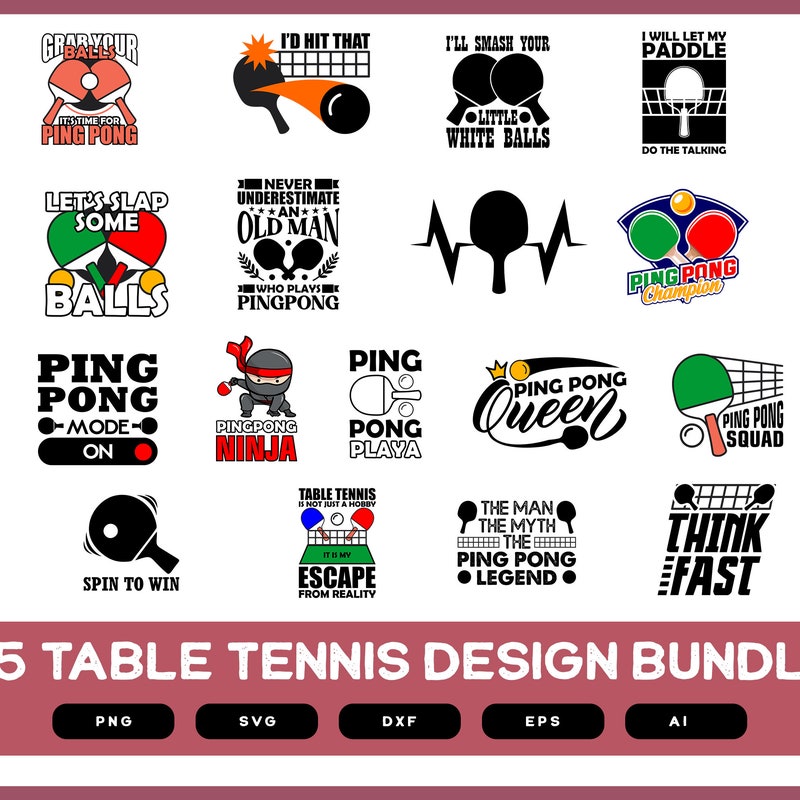 Tennis Svg - Etsy