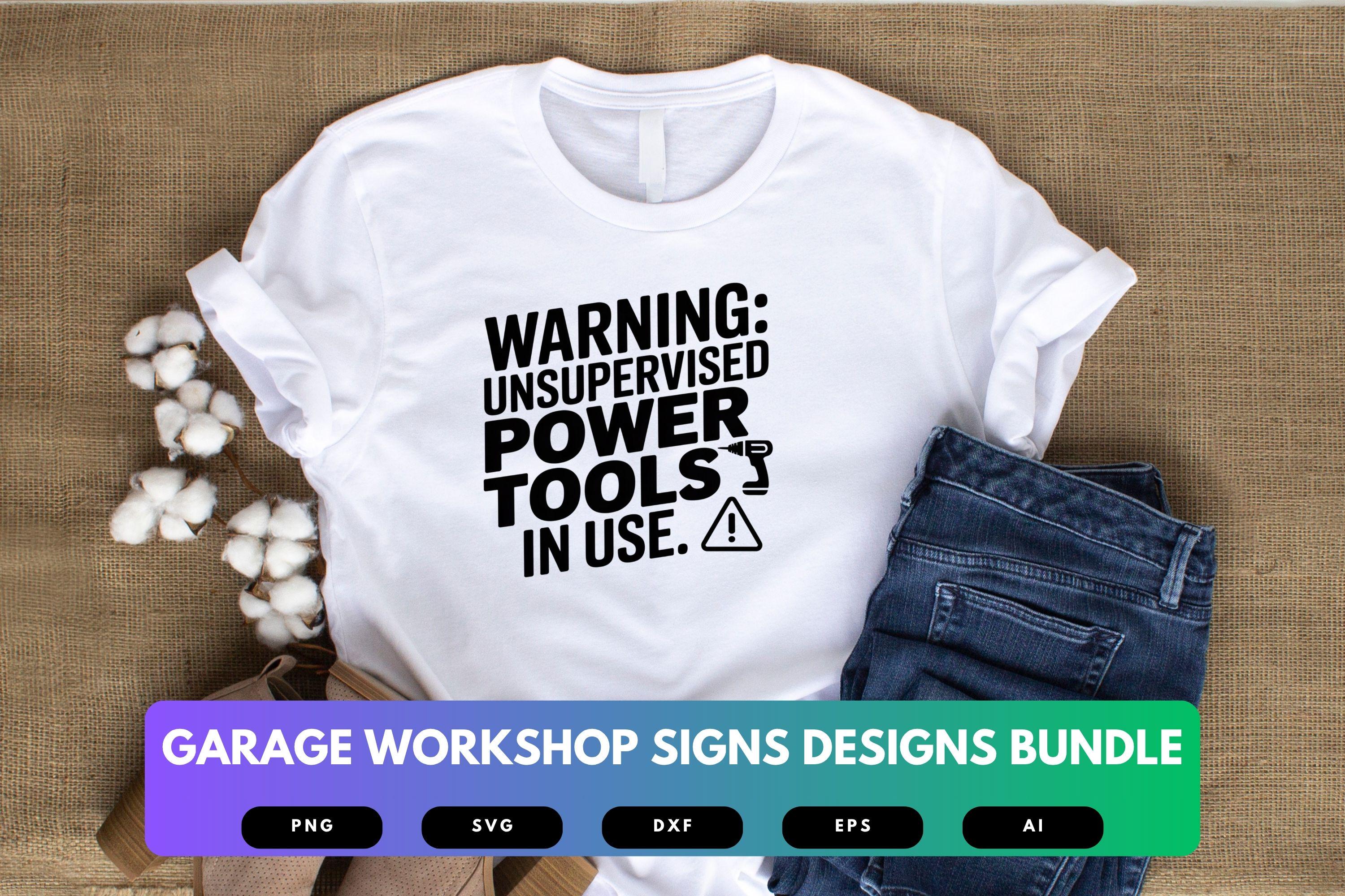Garage Workshop Signs SVG Bundle | Funny Garage Sign Cut Files for ...