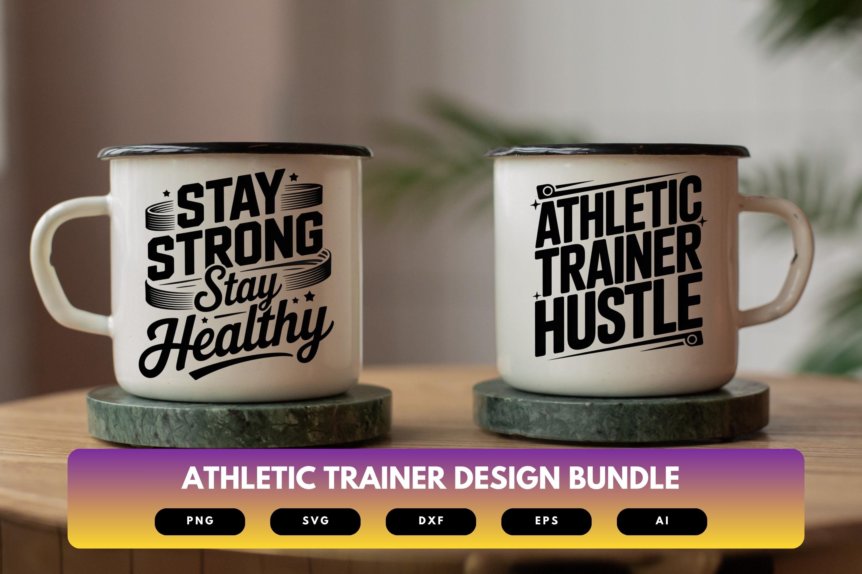 Athletic Trainer SVG Bundle | Sports Trainer Clipart, Fitness ...