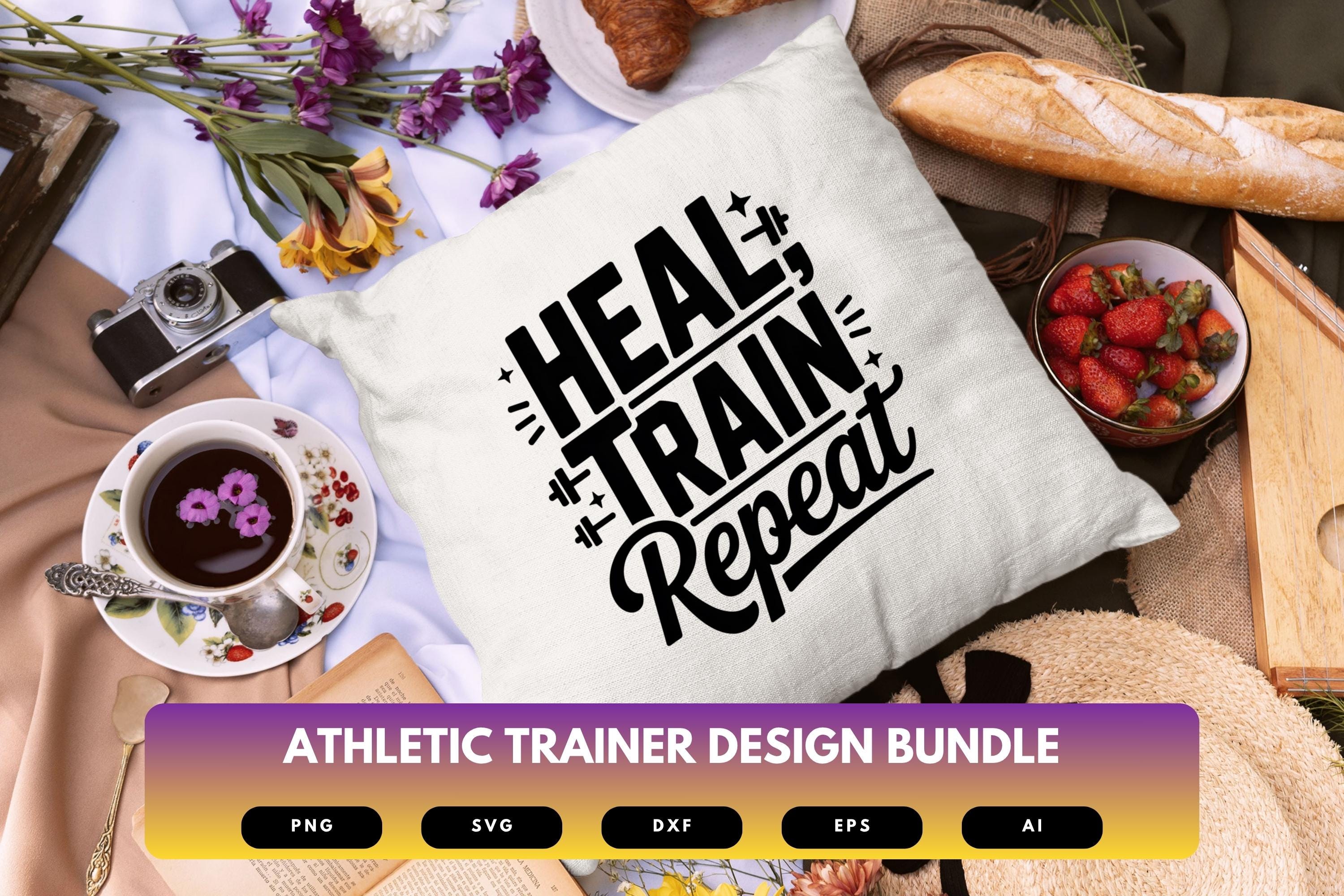 Athletic Trainer SVG Bundle | Sports Trainer Clipart, Fitness ...