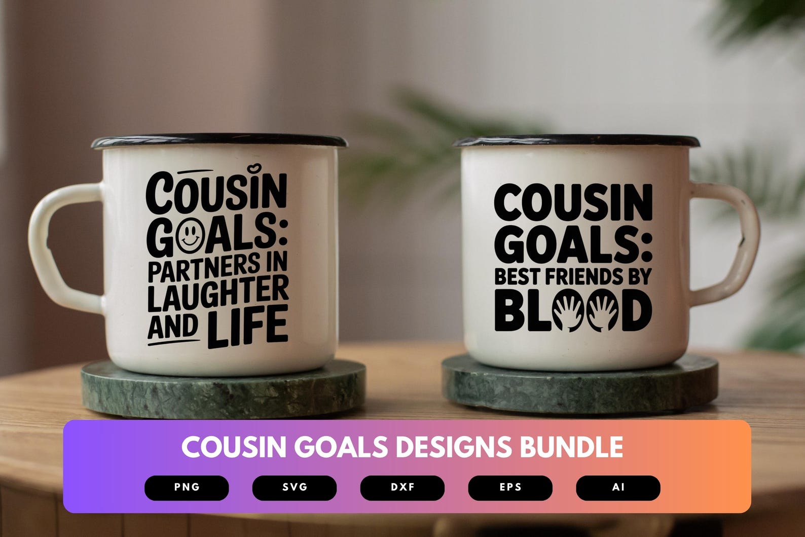Cousin Goals SVG Bundle | Matching Family Clipart, Fun Cousin ...