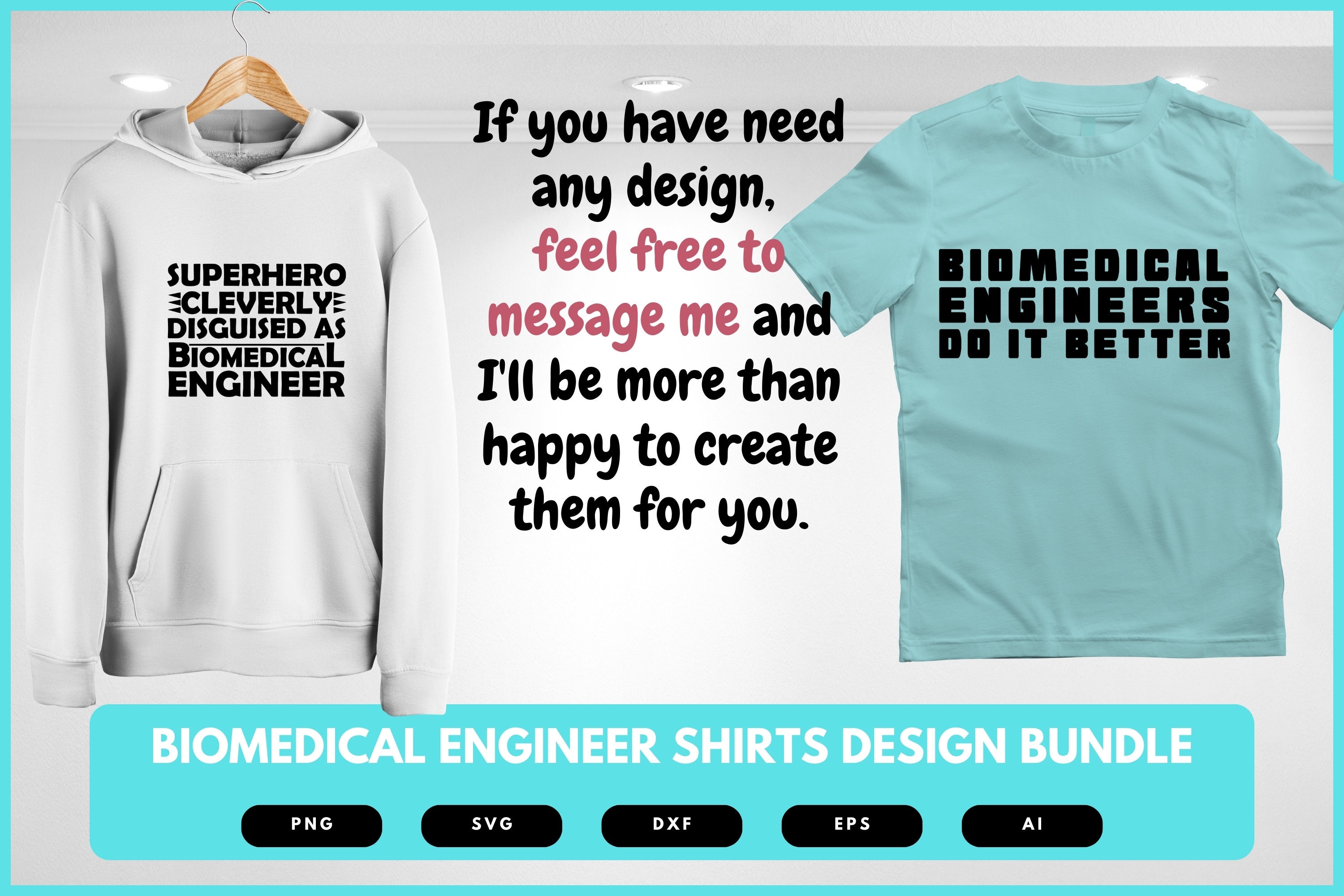 Biomedical Engineer SVG | Biomedical Design Files | Engineering Cut ...