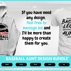 Baseball Aunt Design Bundle | Aunt SVG | Baseball Aunt Design Bundle ...