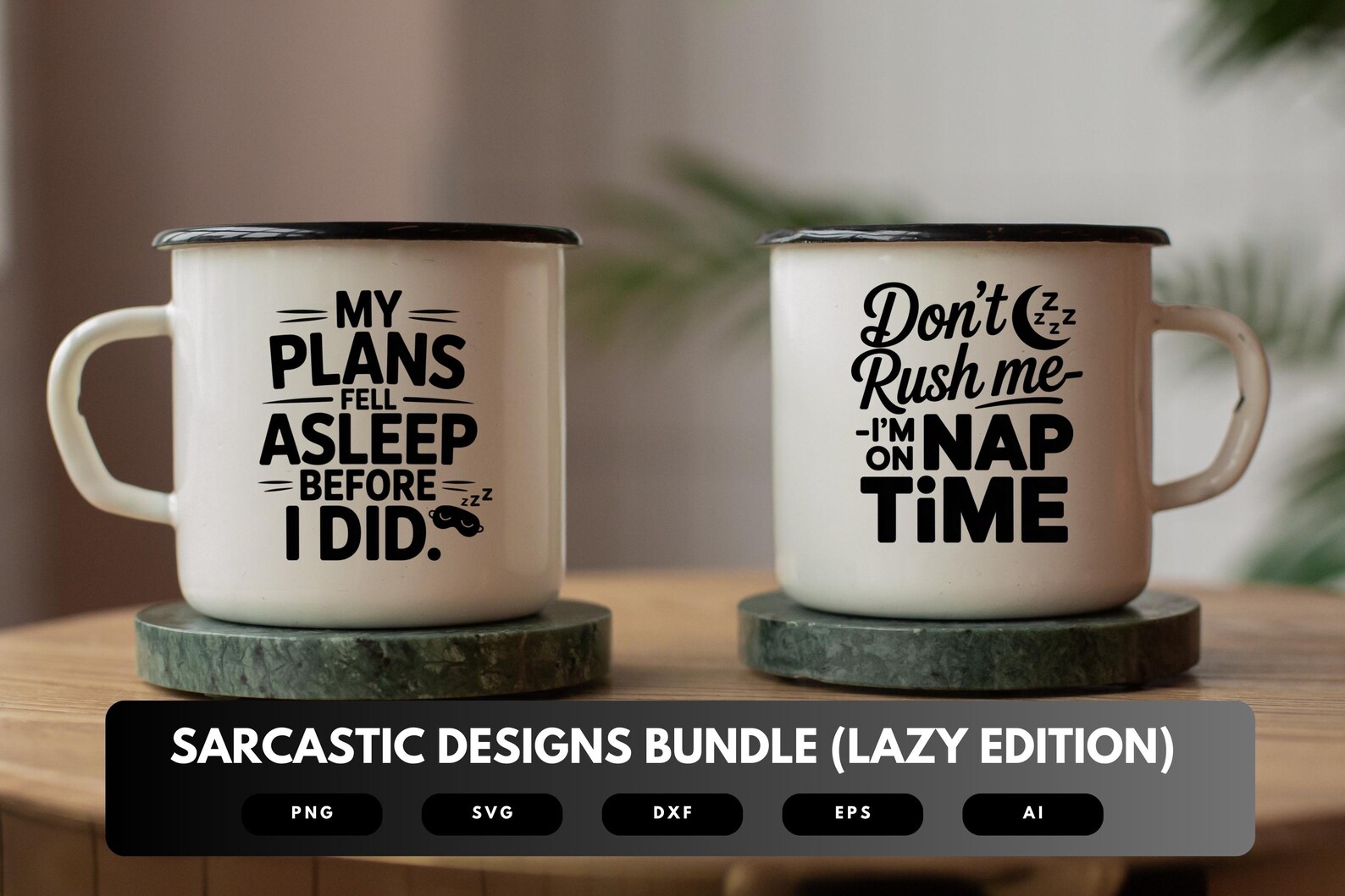 Sarcastic Lazy SVG Bundle | Funny Quotes and Designs for Lazy Days ...