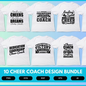 Cheer Coach Design Bundle | Proud Coach SVG | Coach Shirts | Proud ...