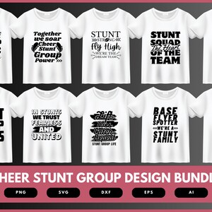Cheer Stunt Group SVG Design Bundle | Cheer Stunt SVG | Cheer Stunt ...