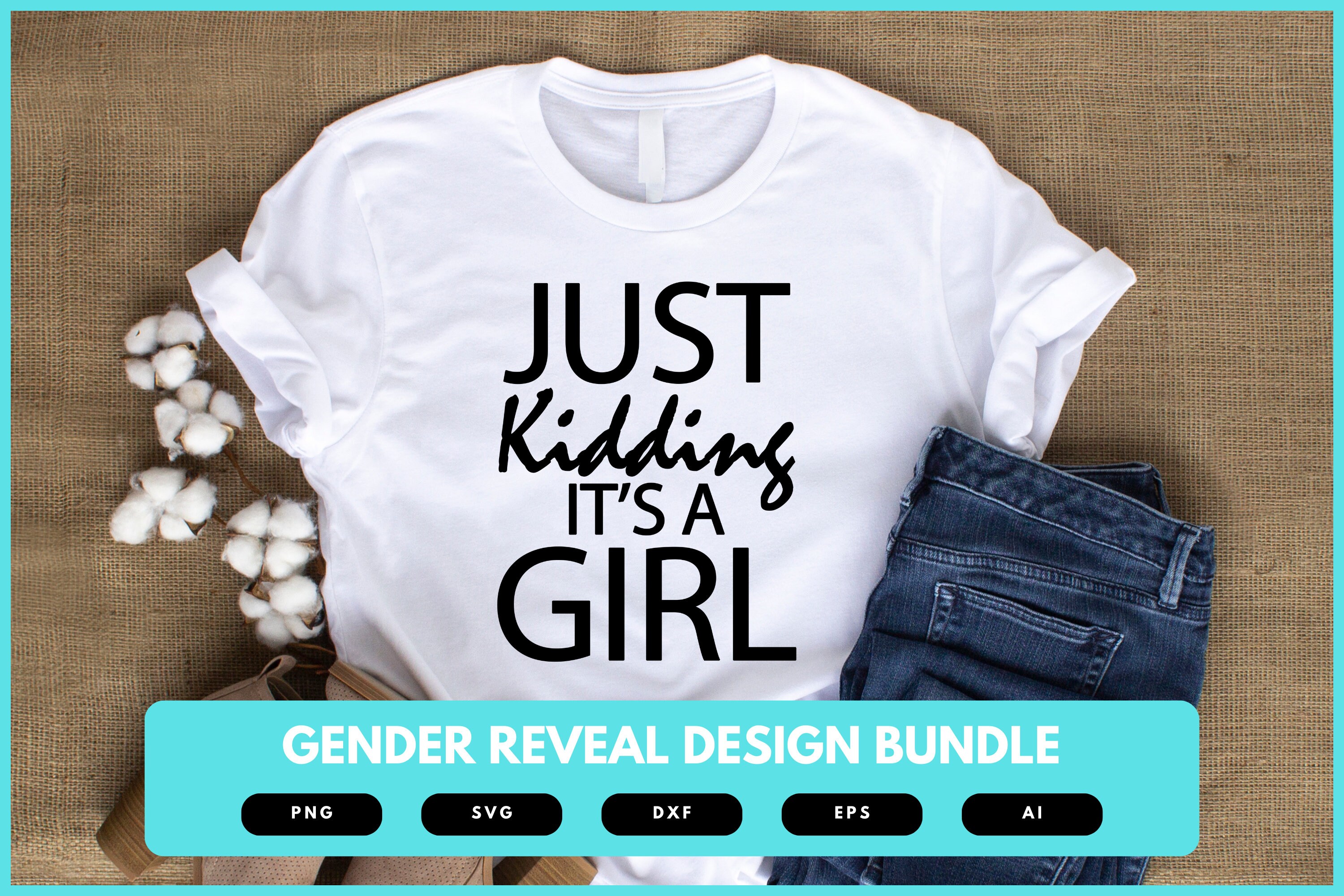 Gender Reveal Design Bundle | Gender Reveal Shirt | Boy or Girl ...