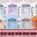 Cousin Nutrition Facts Design Bundle | Cousin Nutrition Design | Cousin ...
