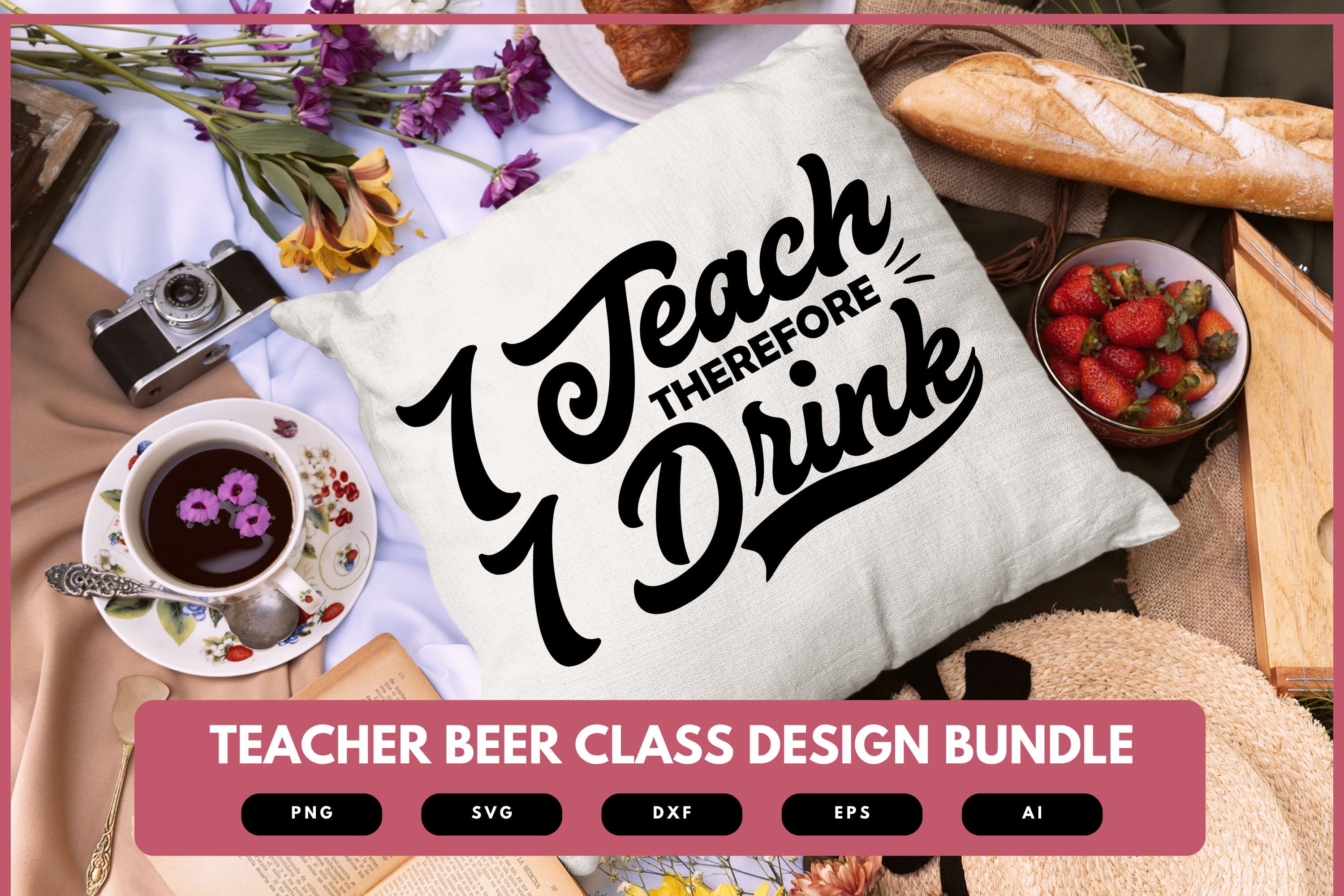 Teacher Beer Class Design Bundle | Funny Teacher Beer Class Design ...