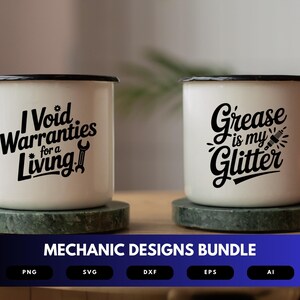 Mechanic SVG Bundle | Automotive Repair Clipart, Garage Quotes , Car ...