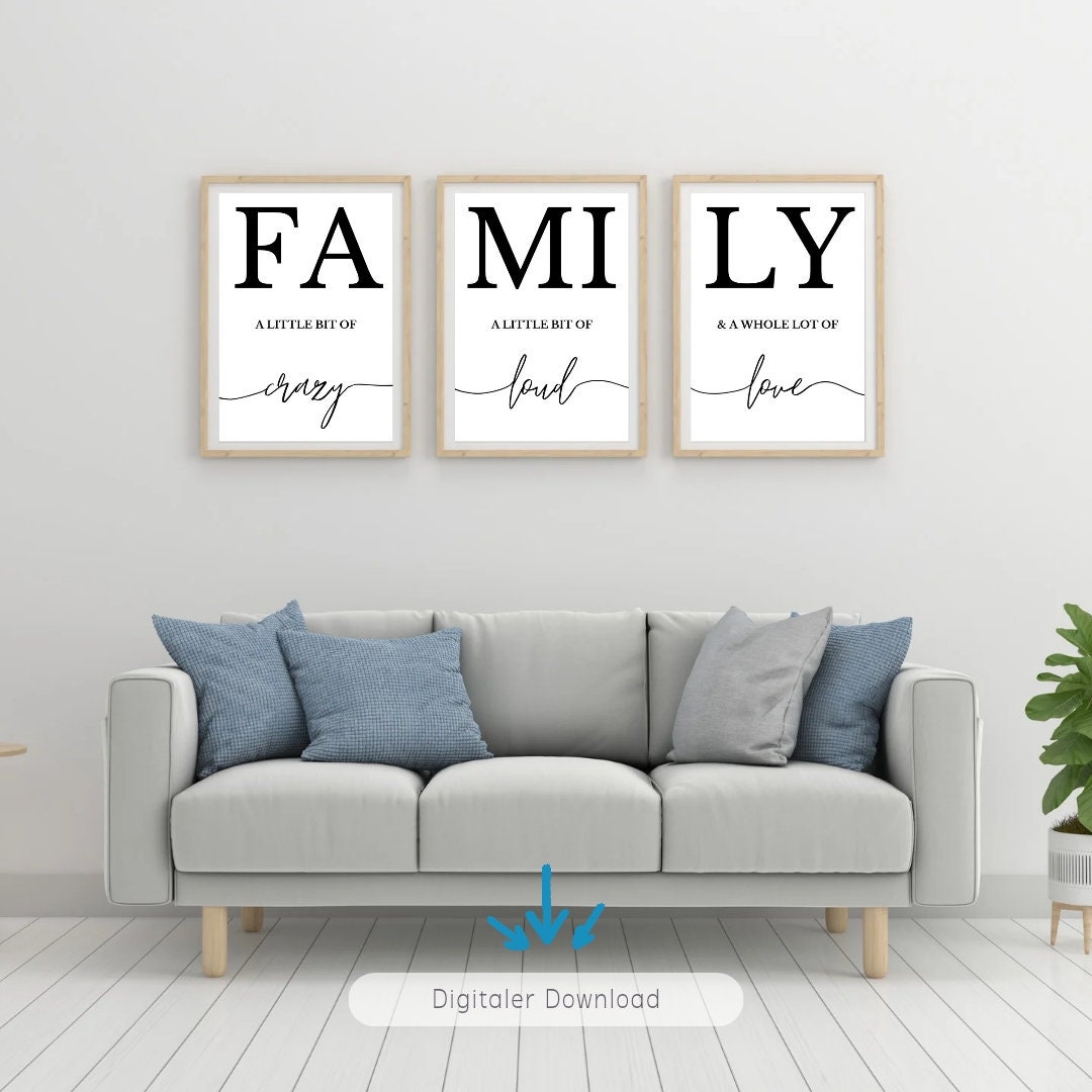 Family Poster for Digital Download - Etsy