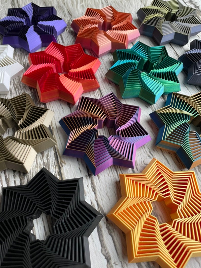 Fractal Fidget Star - Etsy