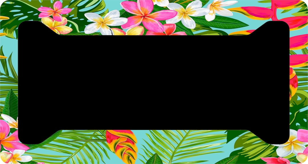 Tropical License Plate hawaii Novelty Plates-aluminum Plate-hawaiian ...