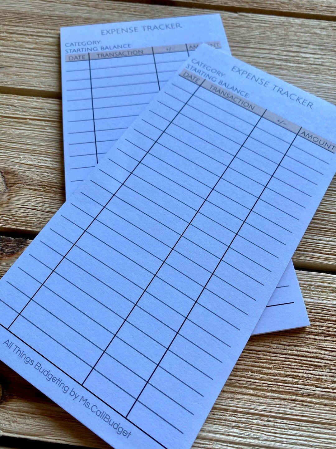 Expense Trackers Notepad Budgeting Budget Tool Ms.calibudget - Etsy